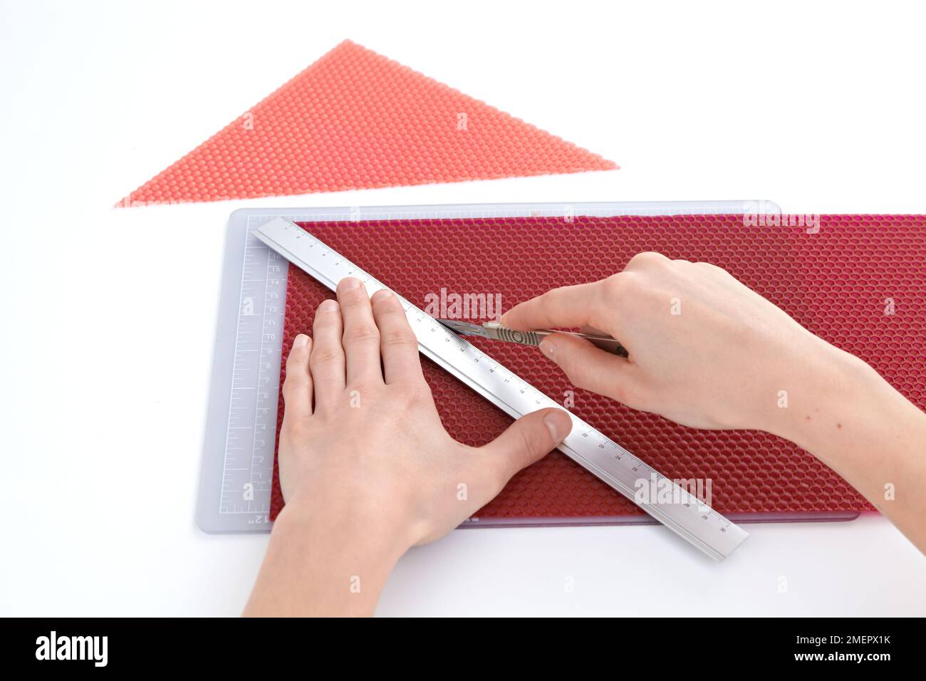 Cutting mat ruler hi-res stock photography and images - Alamy