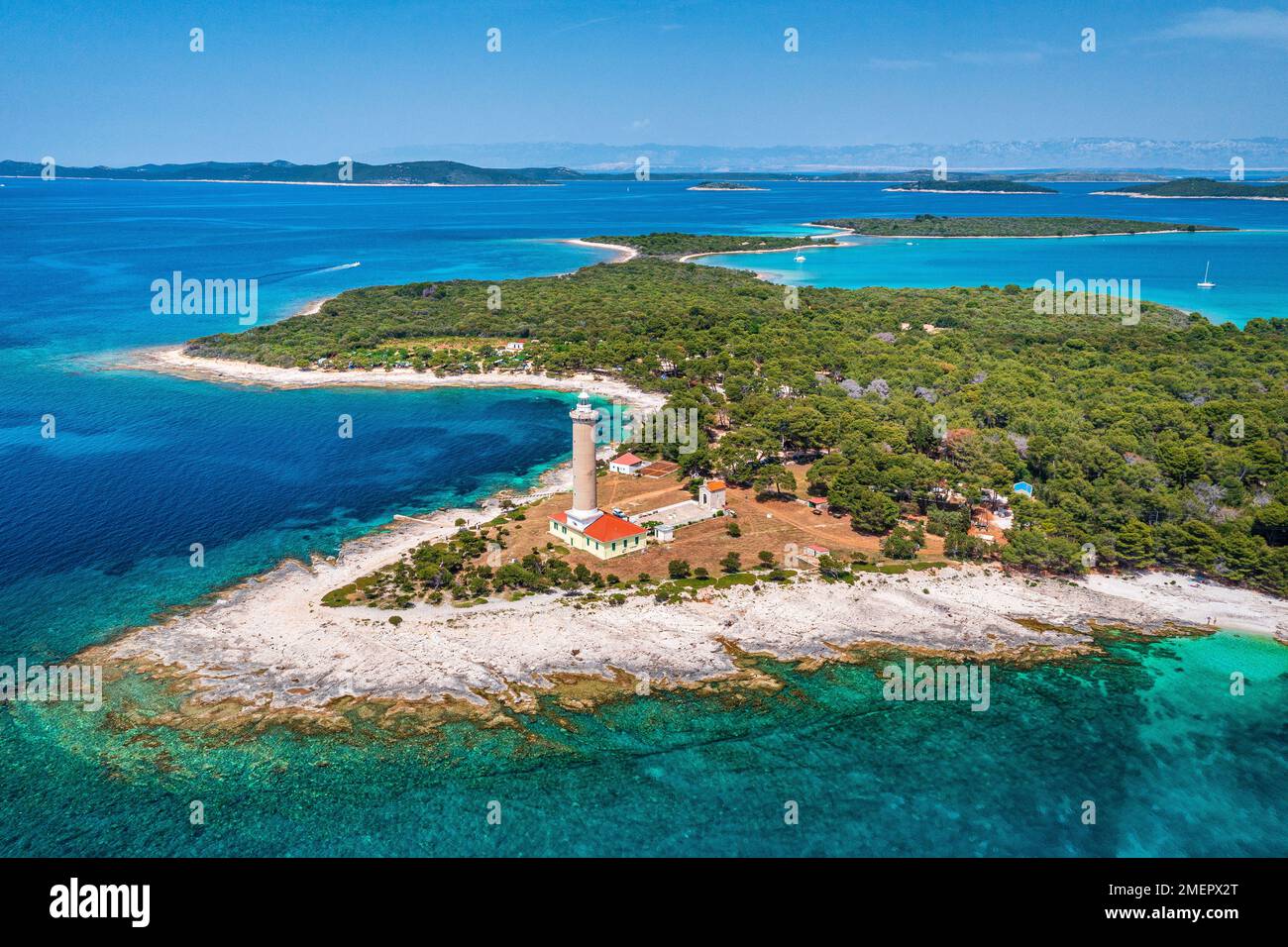 Light house Veli Rat Stock Photo - Alamy