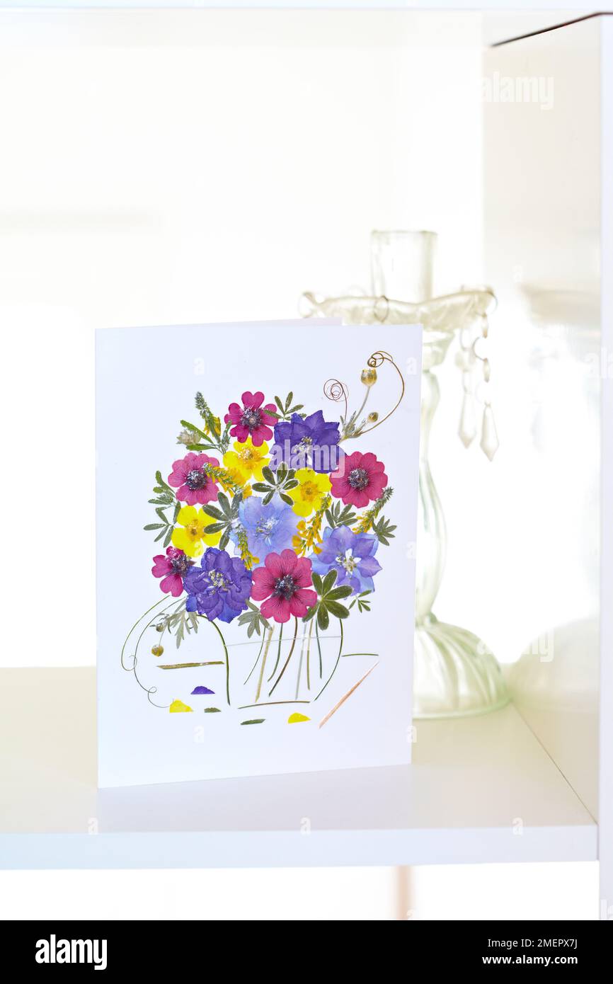 Pressing flowers craft hi-res stock photography and images - Alamy