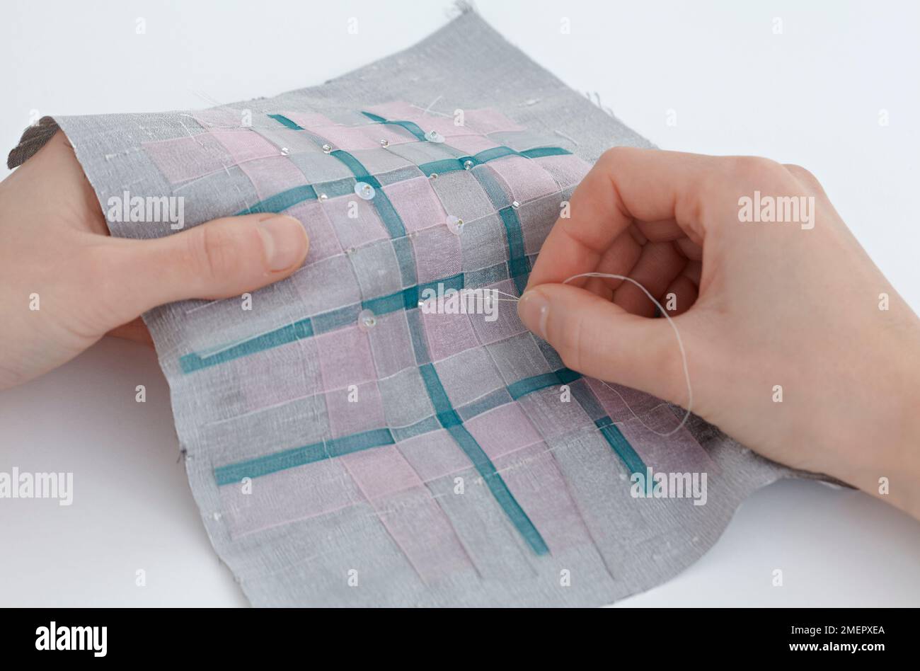 Hand stitching hi-res stock photography and images - Alamy