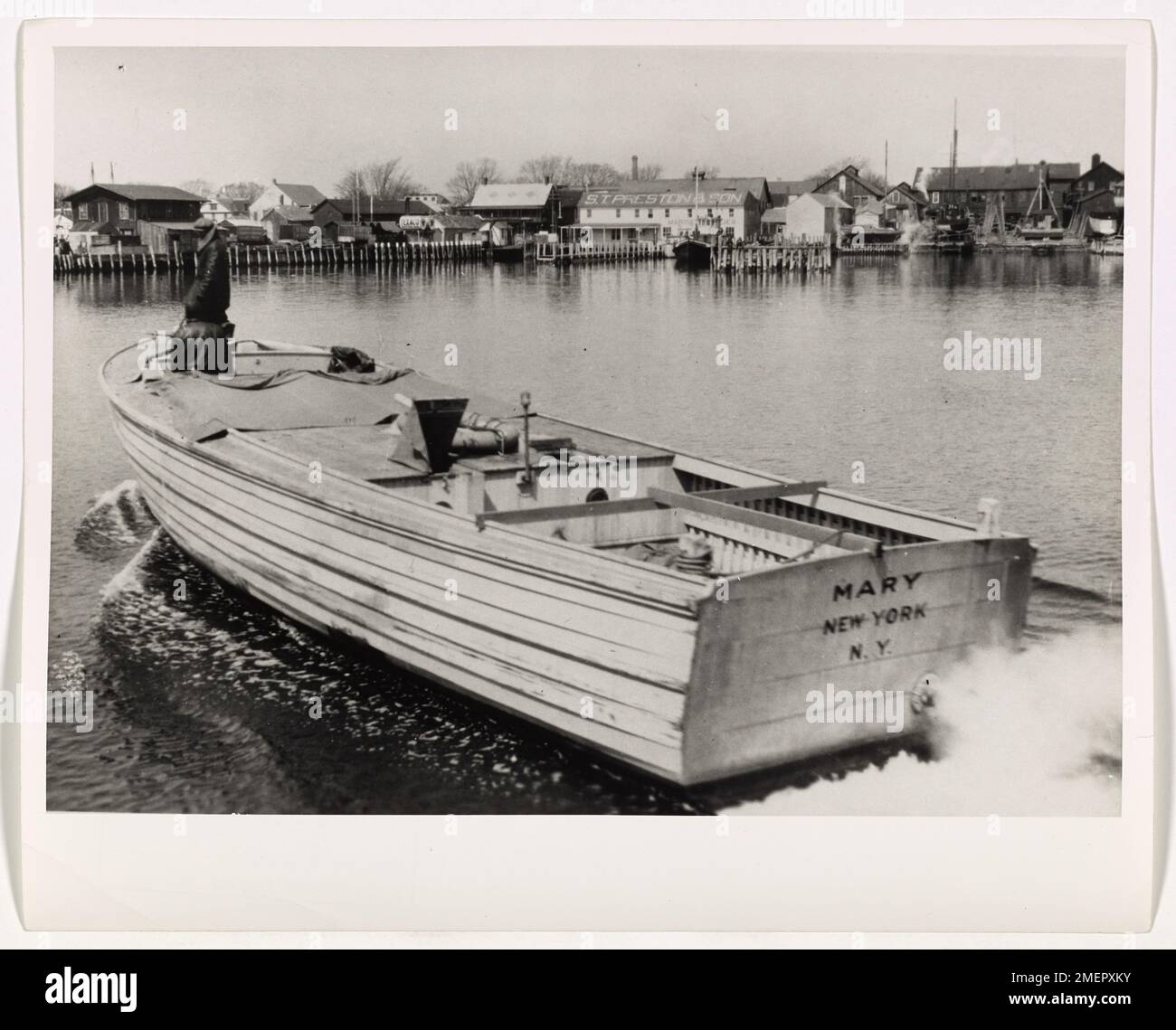 The vessel named MARY is seen in this image, likely a Coast Guard or ...