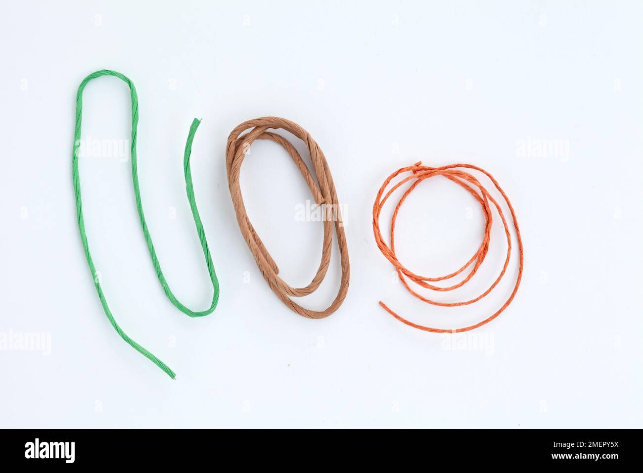 Paper covered wire, overhead view Stock Photo - Alamy