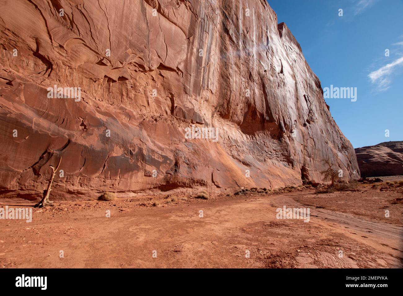 Sun's Eye is one of the natural stone arches in Monument Valley, AZ ...