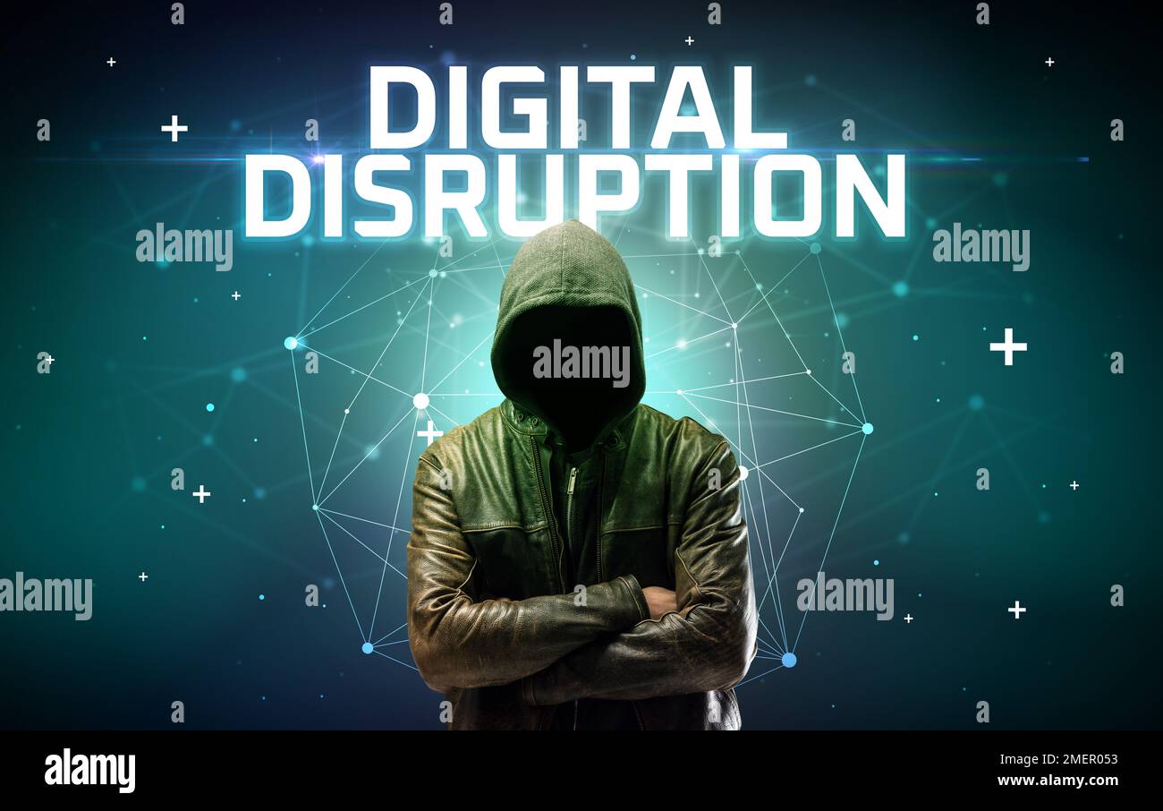 Mysterious hacker, online attack concept Stock Photo - Alamy