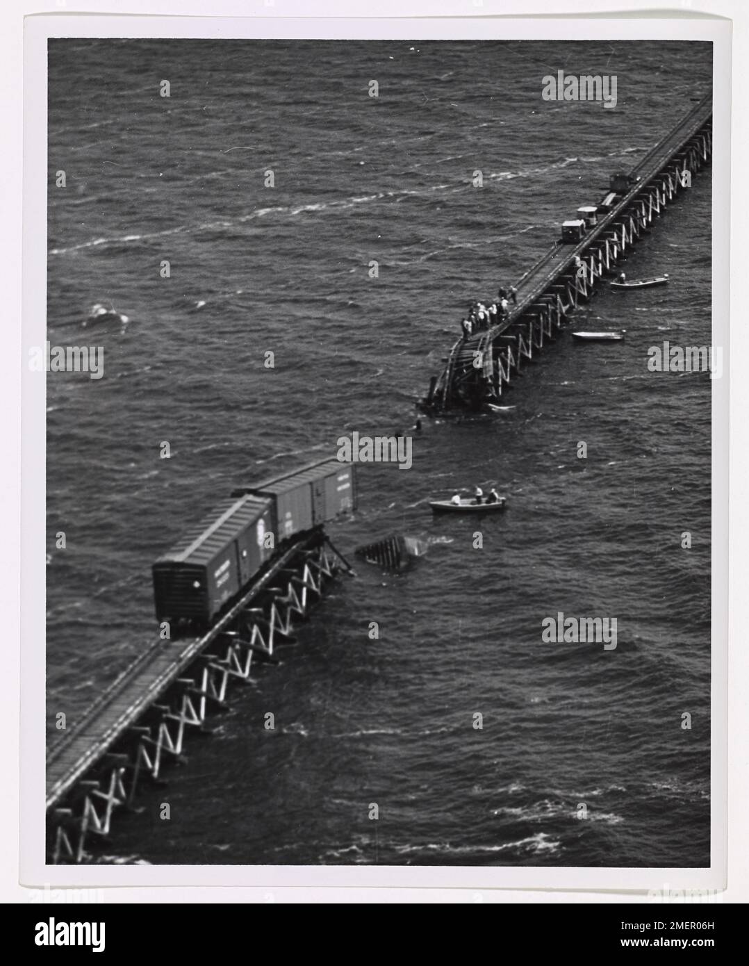 This image shows survivors of a Norfolk-bound train crash near Plymouth ...