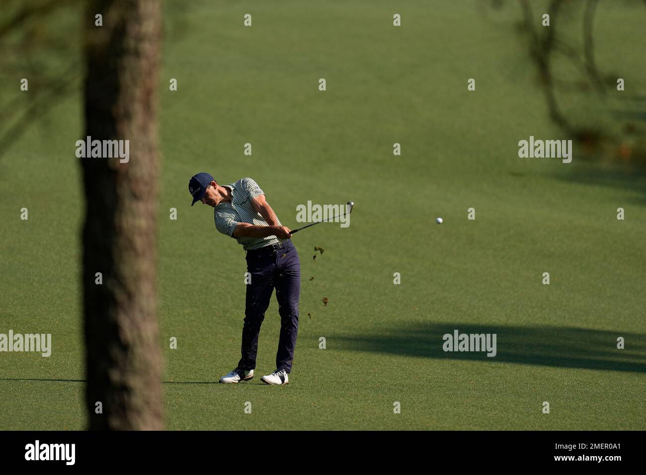 Billy Horschel hits on the 10th fairway during a practice round for the ...
