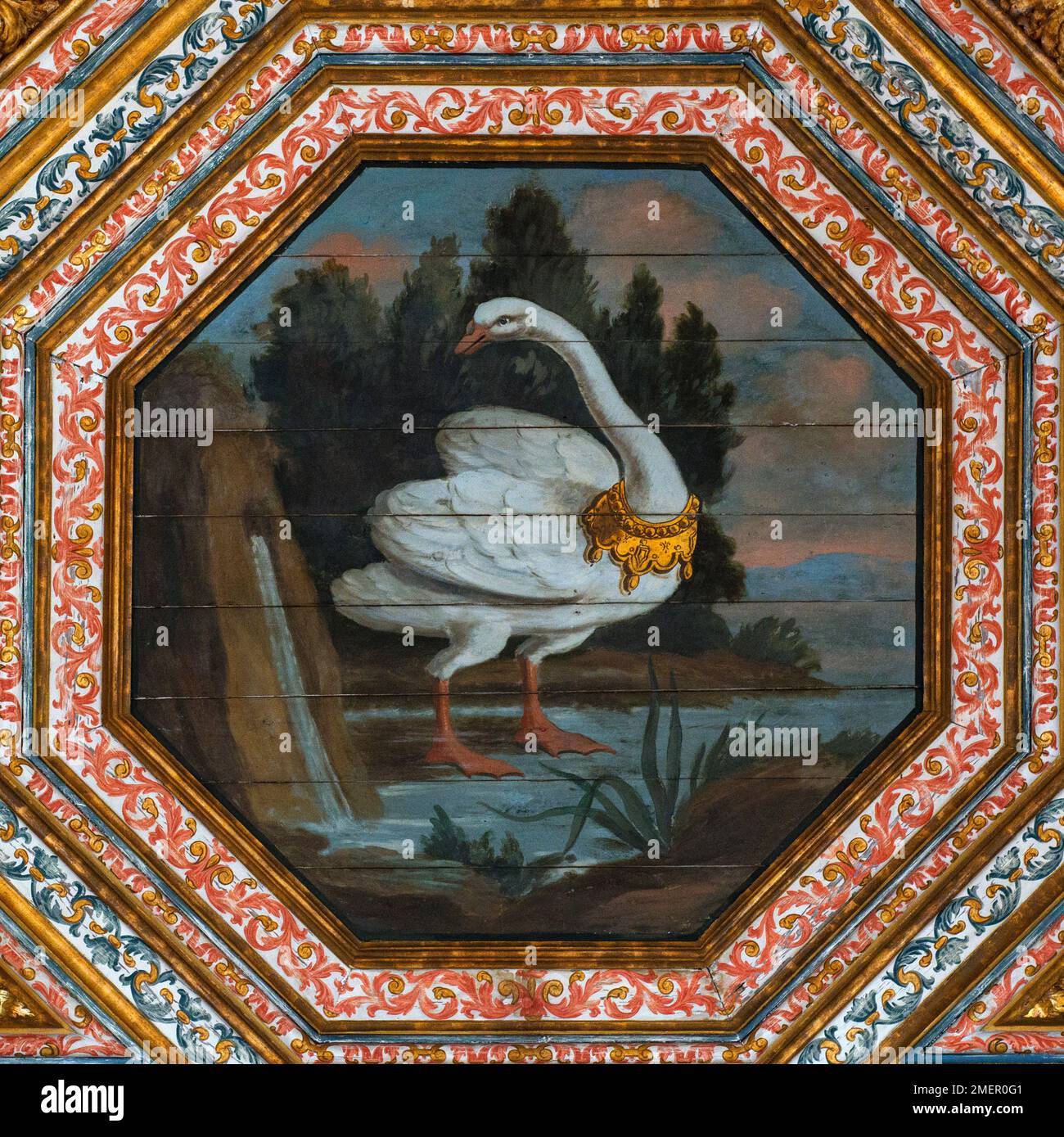 Summer swans painting hi-res stock photography and images - Alamy