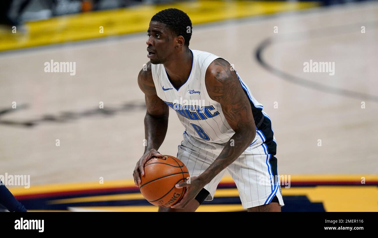 Orlando Magic guard Dwayne Bacon (8) in the first half of an NBA ...
