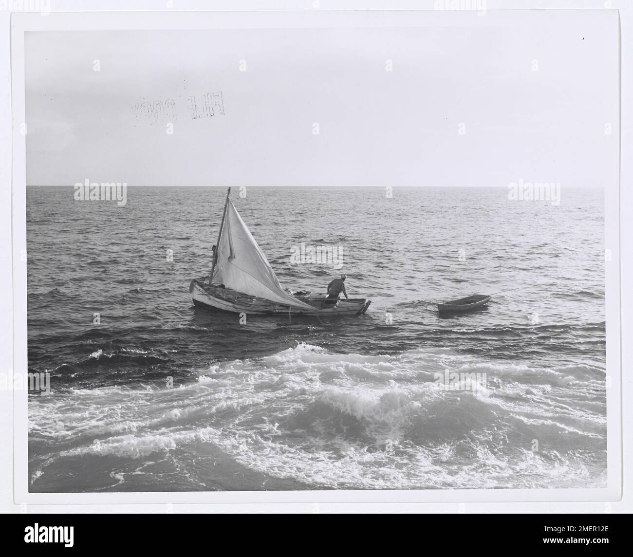 A photograph showing Cuban refugees aboard the USCGC Ingham as it ...