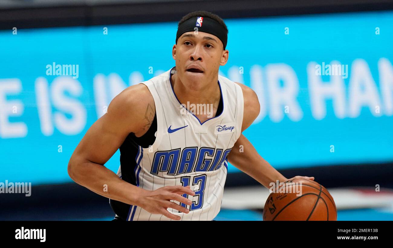 Orlando Magic guard R.J. Hampton (13) in the first half of an NBA ...