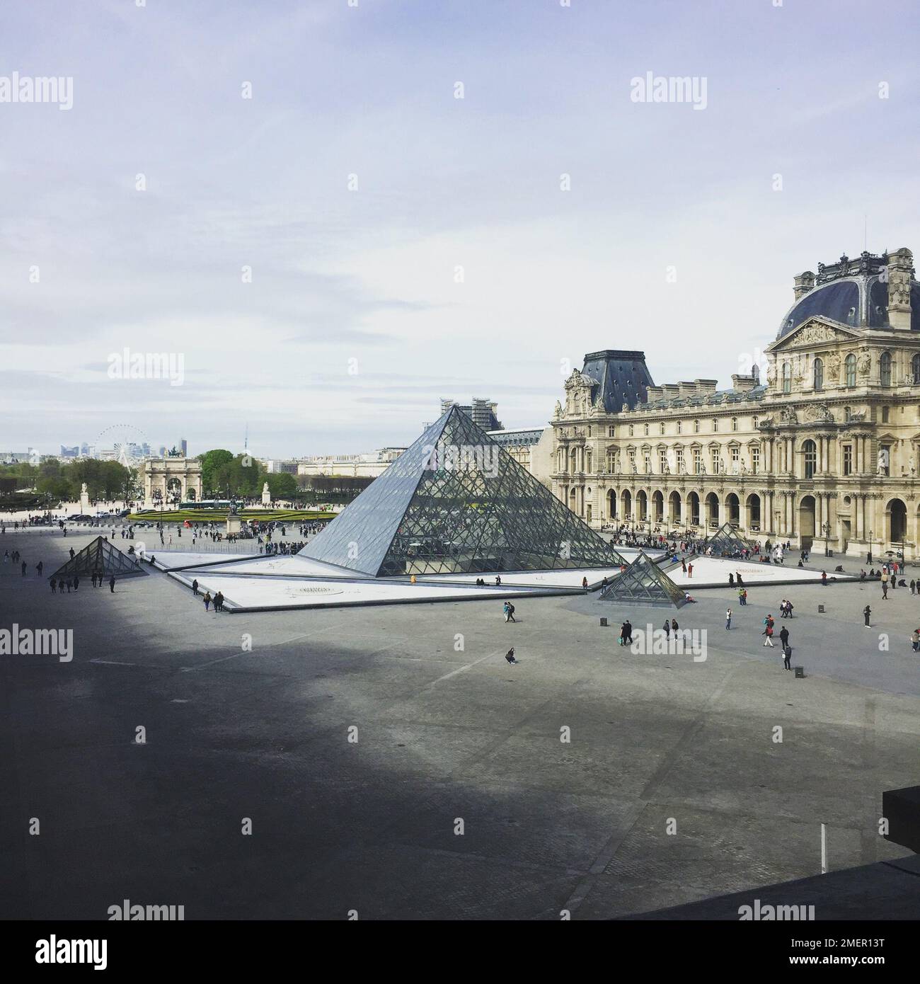 The exterior of the Louvre museum in Paris, France Stock Photo - Alamy