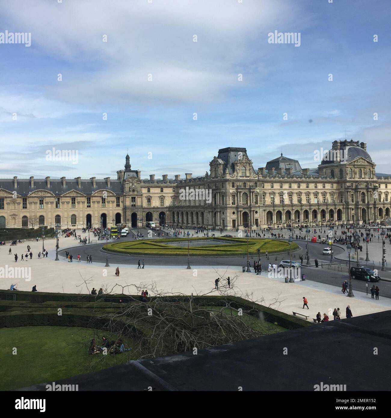 The exterior of the Louvre museum in Paris, France Stock Photo - Alamy