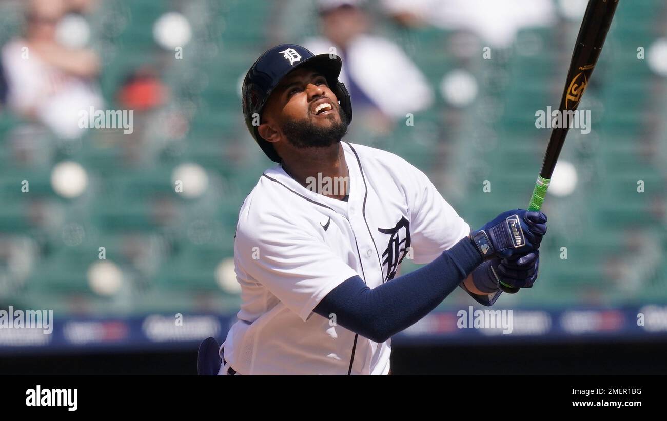 Detroit Tigers' Willi Castro plays during a baseball game, Tuesday ...