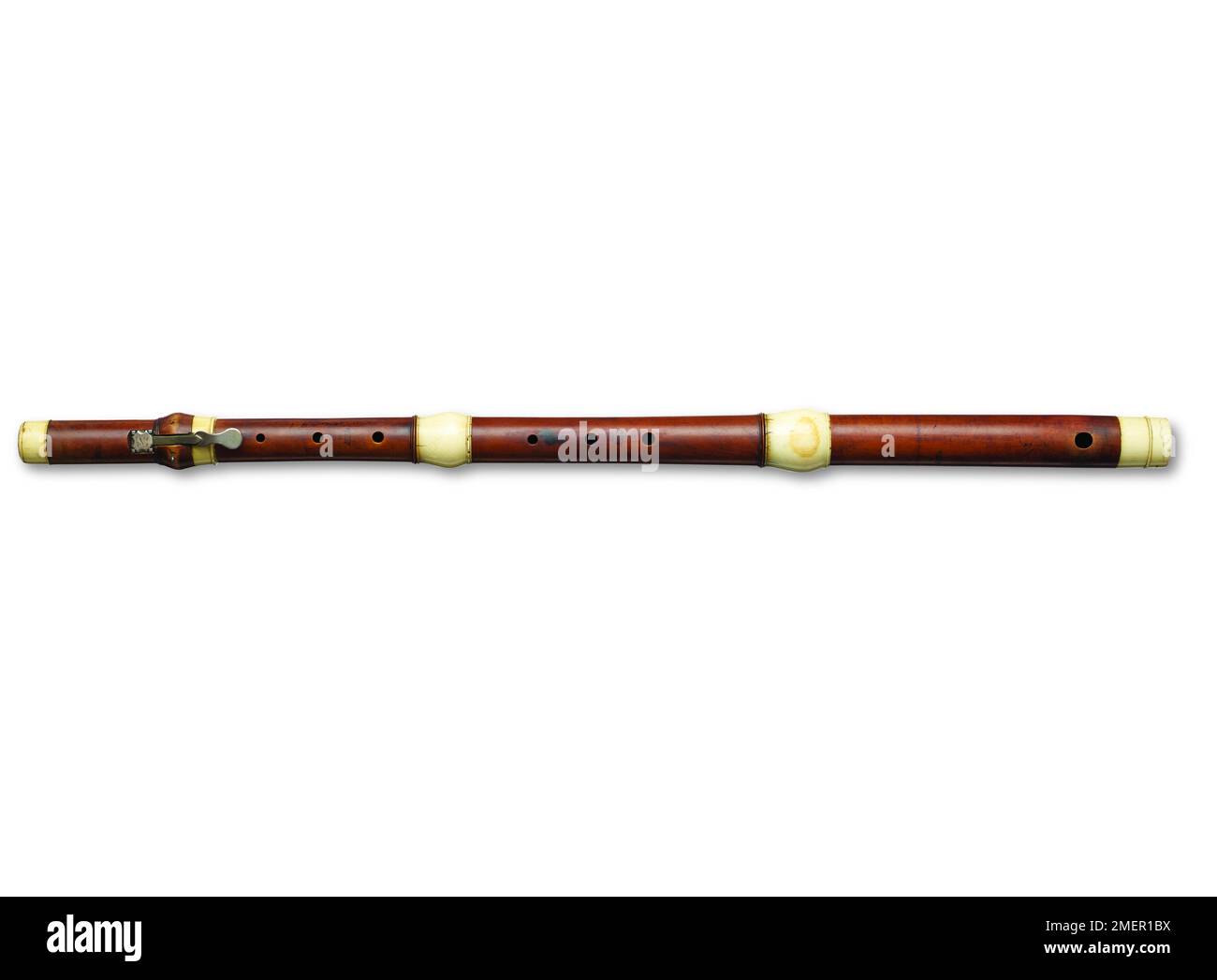 Flute d'amour, 1-key boxwood, made by Thomas Stanesby Jr., London ...