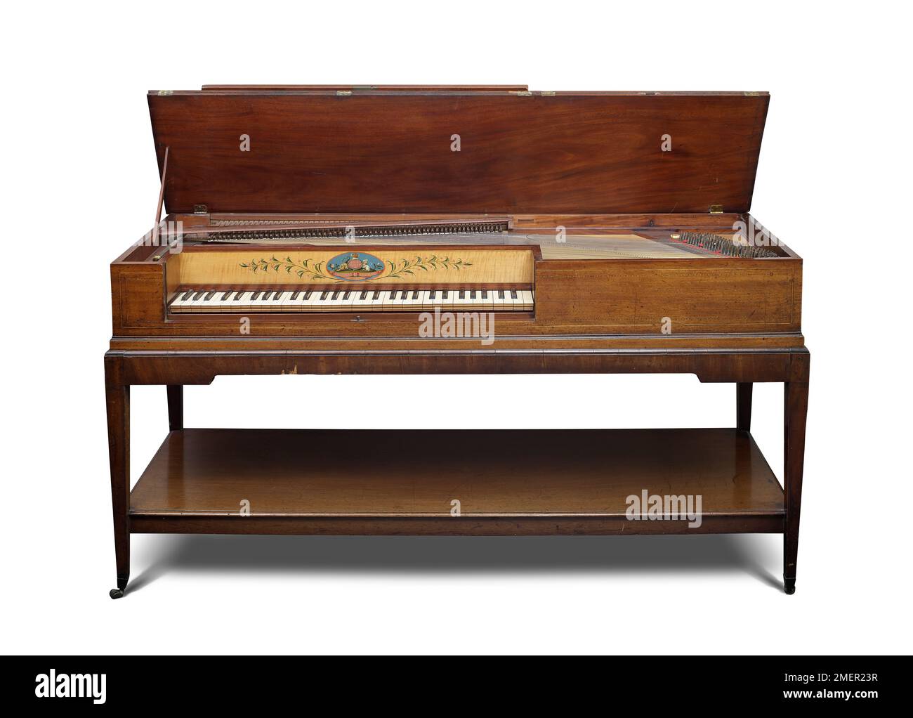 Piano made of wood Cut Out Stock Images & Pictures - Alamy