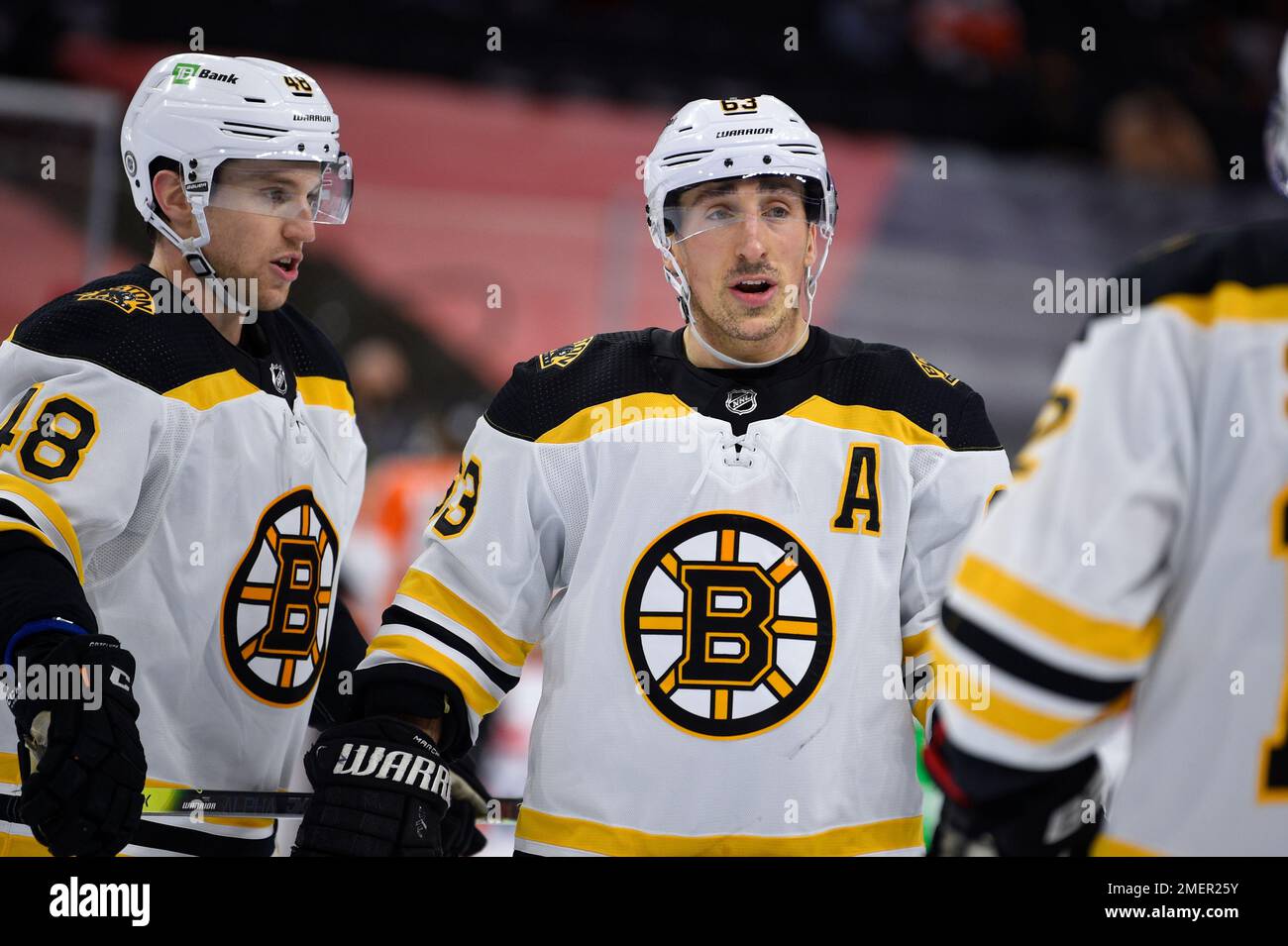 Boston Bruins' Brad Marchand in action during an NHL hockey game ...