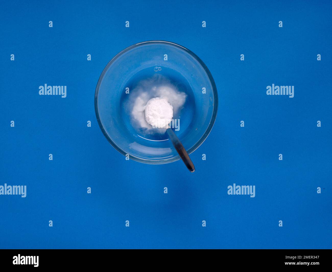 Baking soda mixture in bowl Stock Photo - Alamy