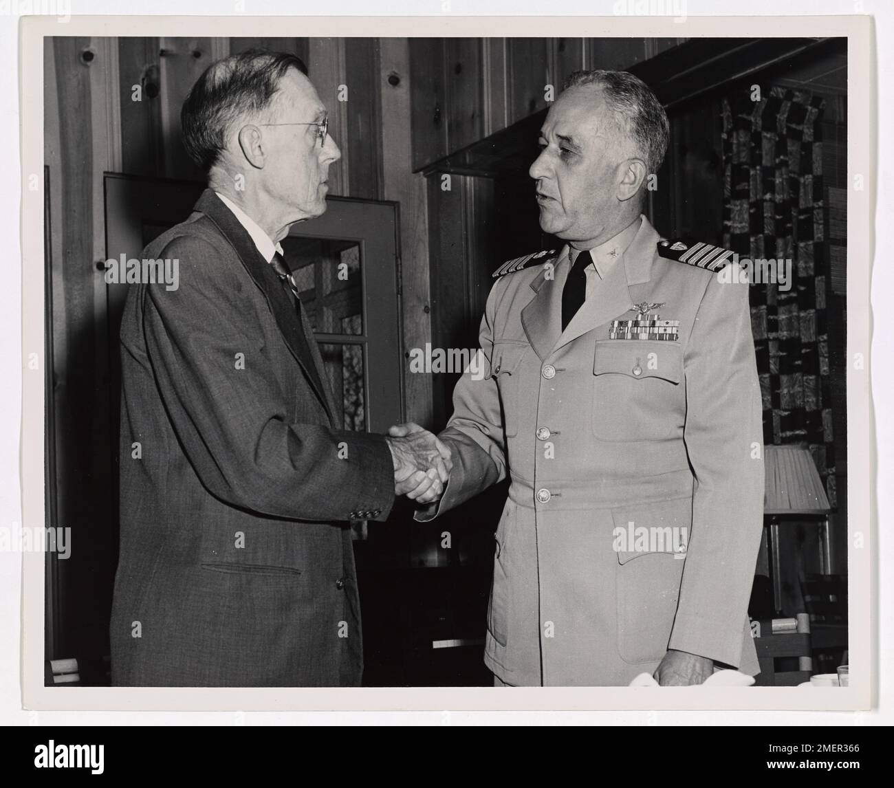 Captain Frank A. Leamy, Commander of the 8th Coast Guard District in ...