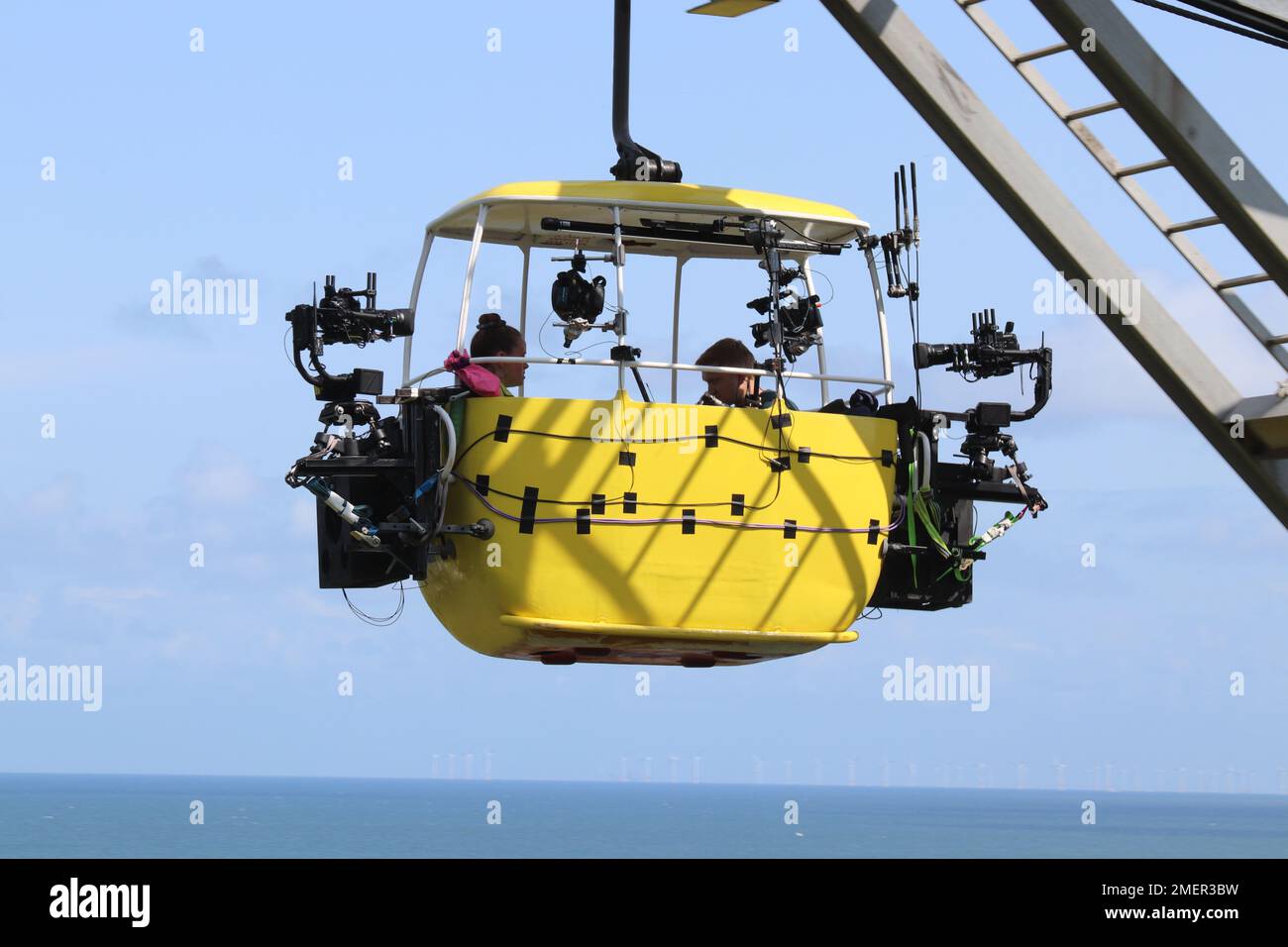 Sam Aston and Dolly-Ross Campbell for Coronation street are filming ...