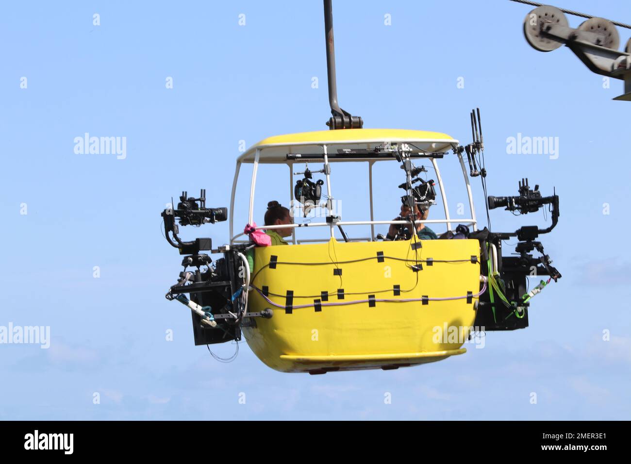 Sam Aston and Dolly-Ross Campbell for Coronation street are filming ...