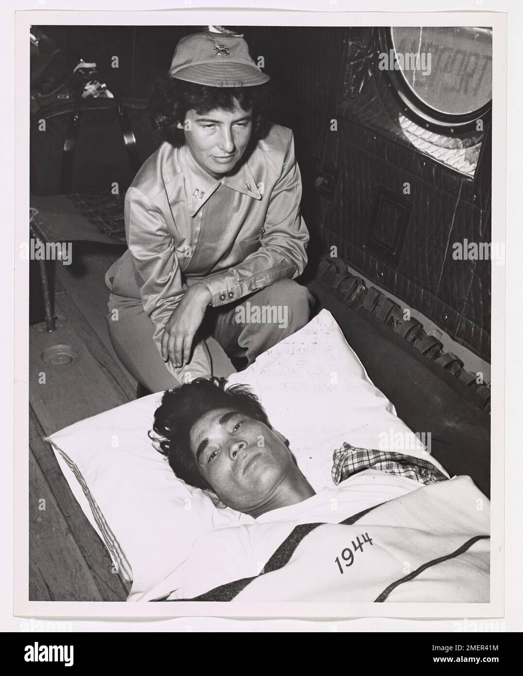 U.S. Coast Guard personnel rescue Japanese fisherman Sakae Kirai after ...