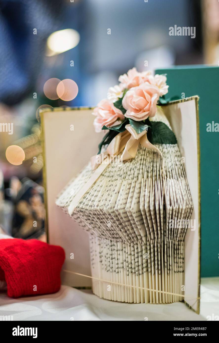 Book craft a decorative piece of work made by old people in Denmark ...