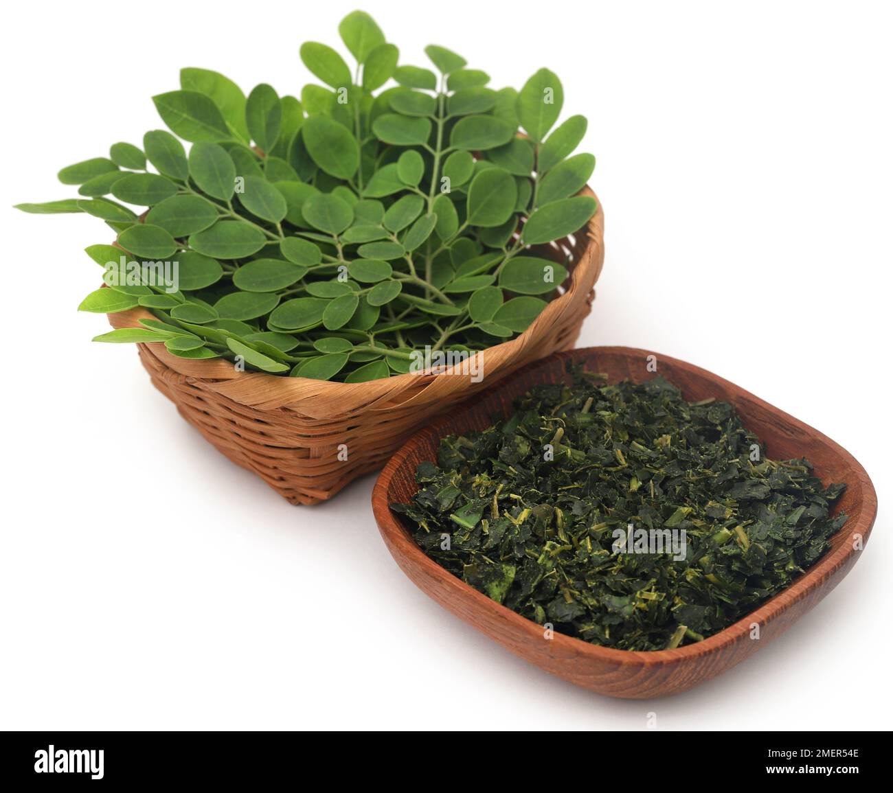 Moringa leaves fresh and sliced treaded as super food all over the ...