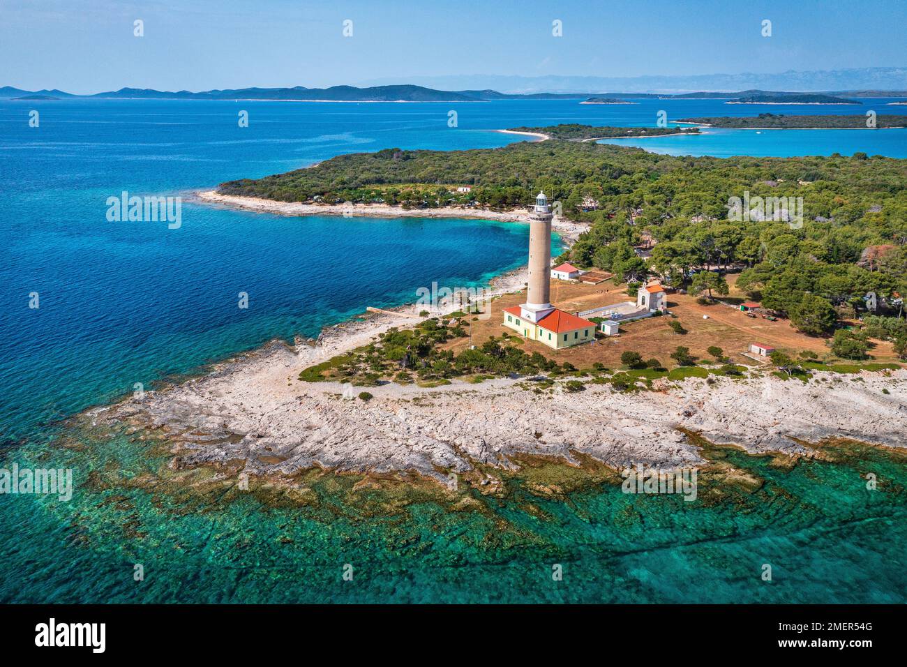 Light house Veli Rat Stock Photo - Alamy