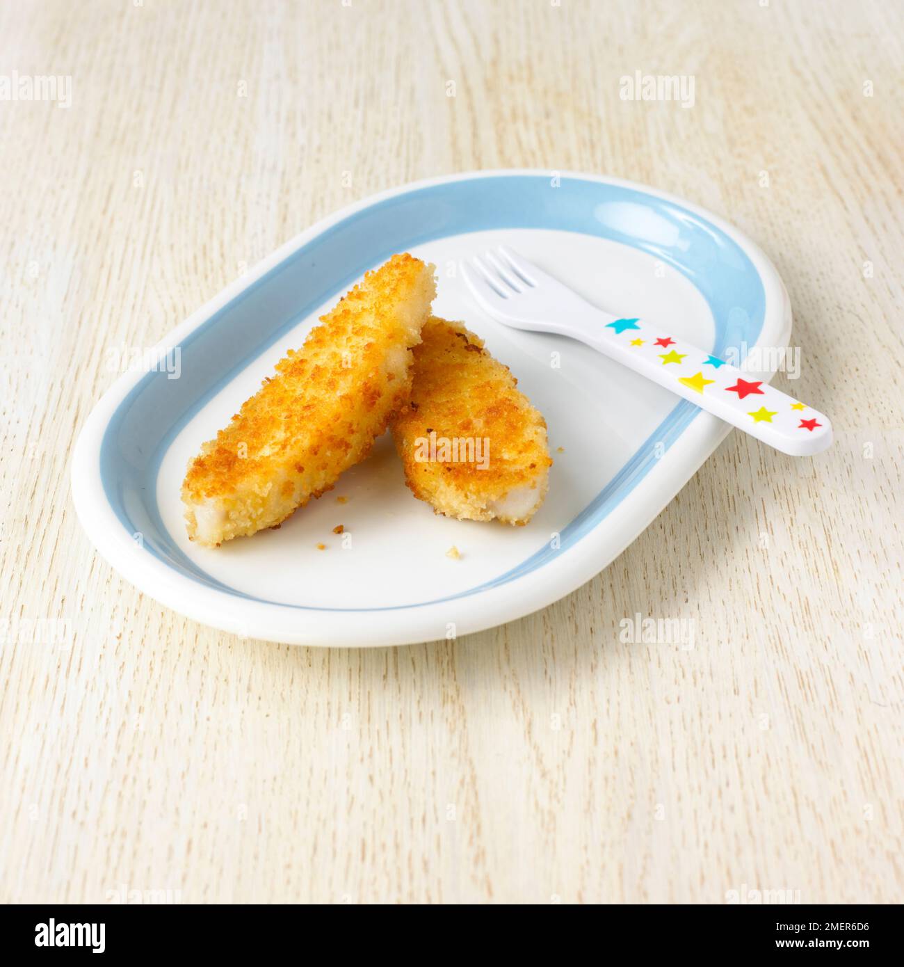 Home made fish fingers Stock Photo - Alamy