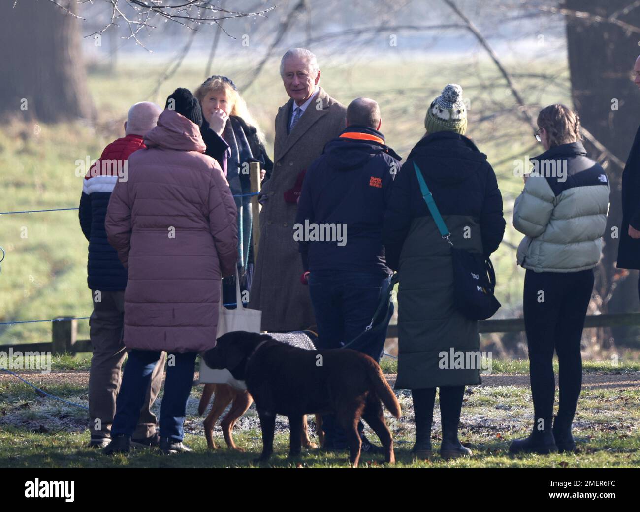 British royal family sandringham 2023 hi-res stock photography and ...
