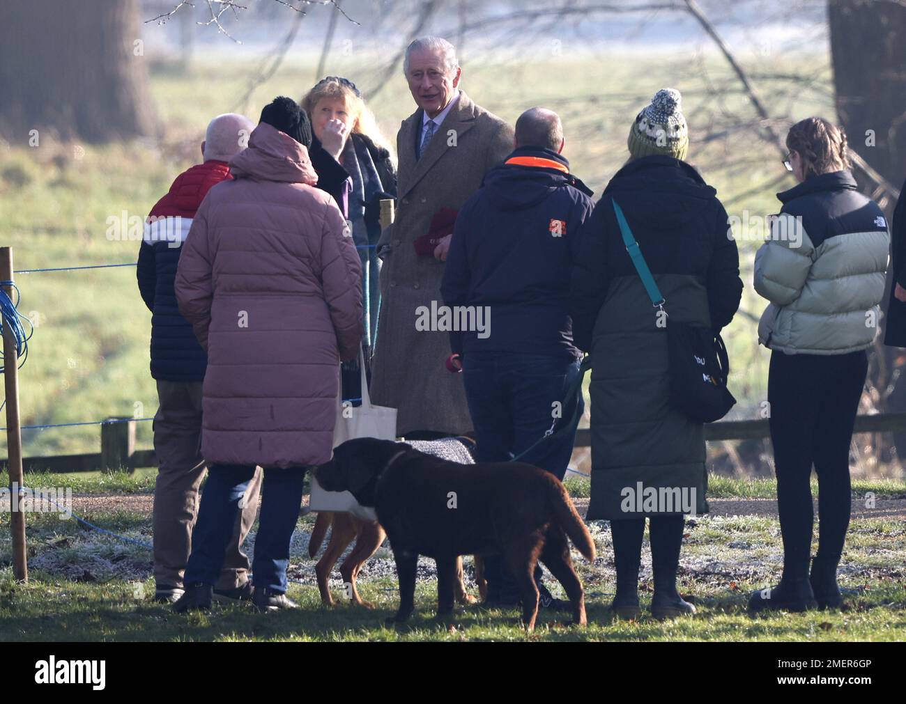 British royal family sandringham 2023 hi-res stock photography and ...