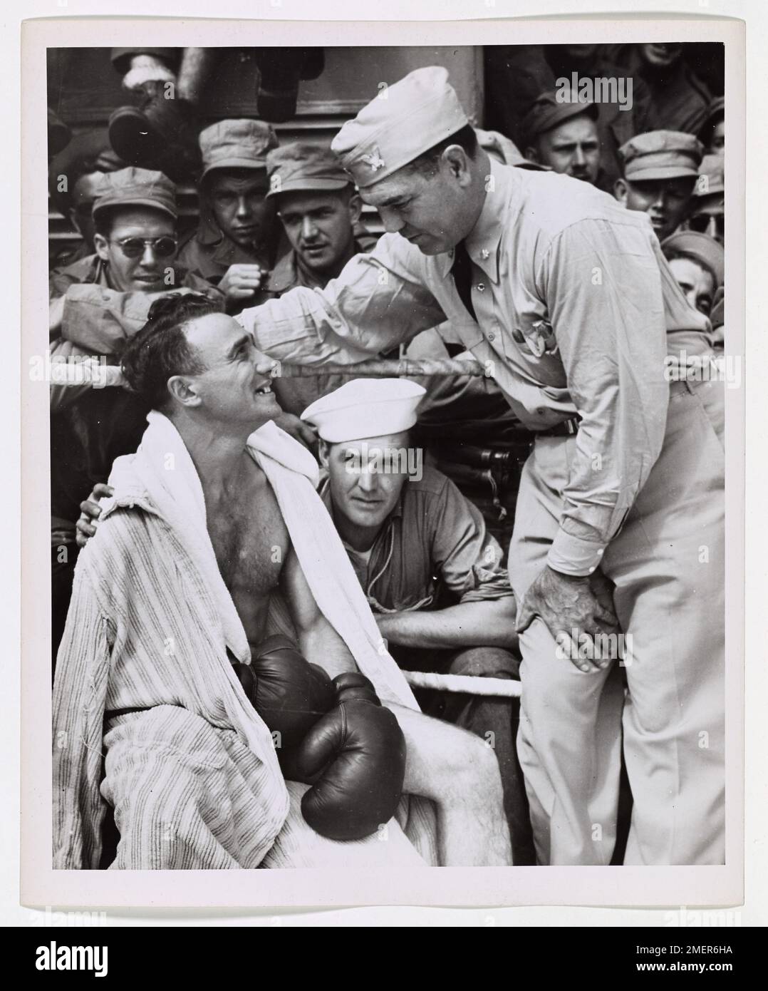 On a Coast Guard-manned transport ship heading to the European theater ...