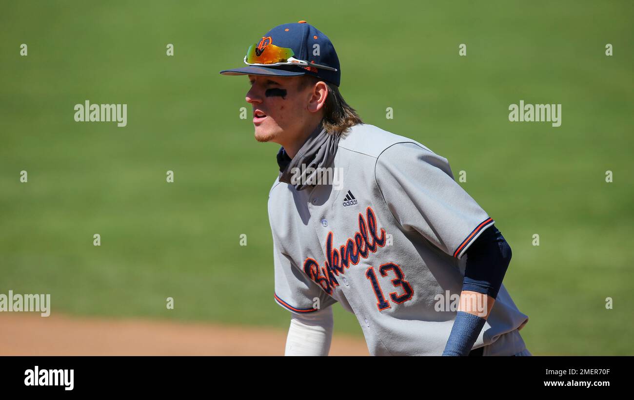 Bucknell's Henry Novicki (13) during an NCAA baseball game against Holy ...