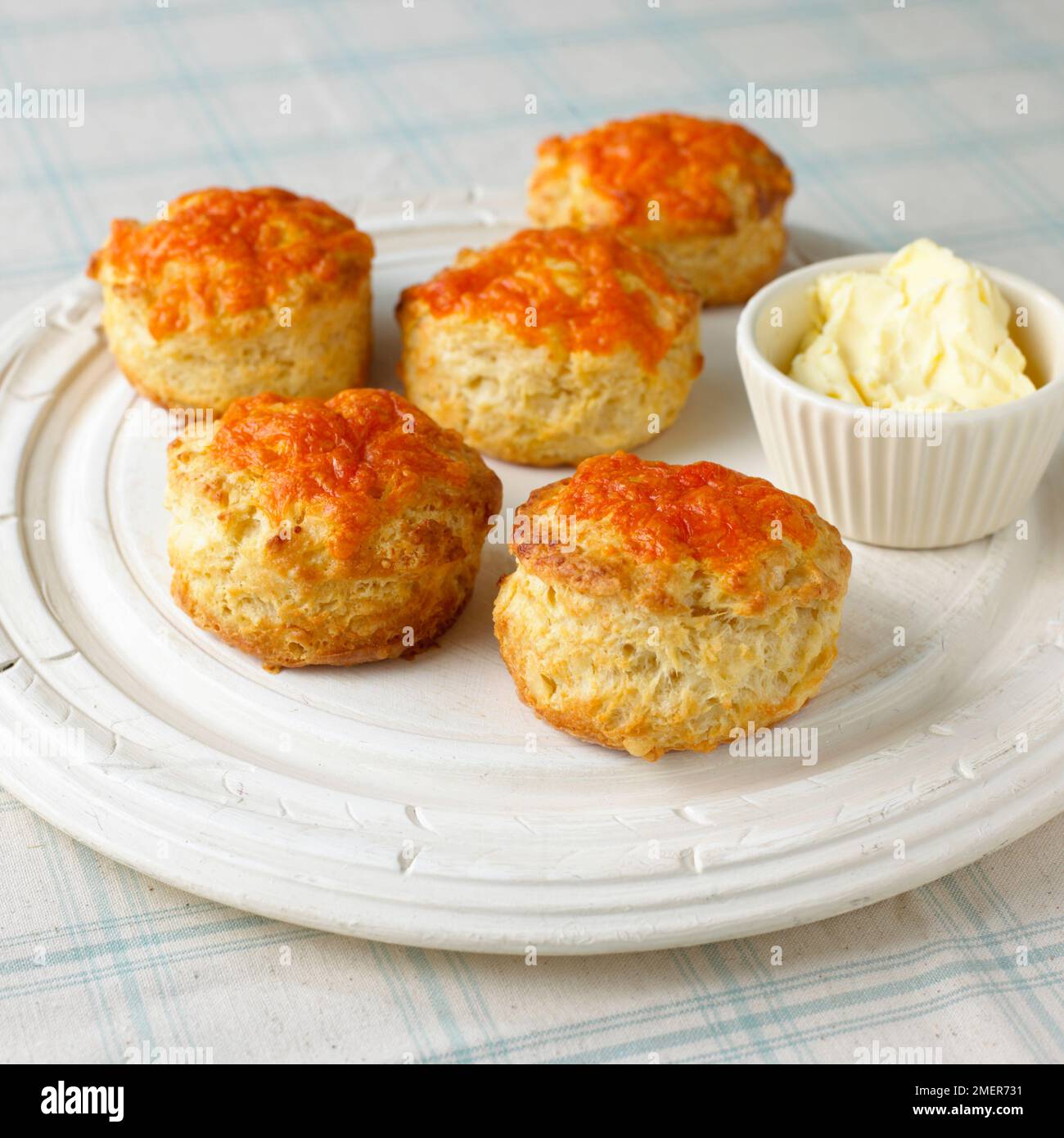 Three cheese scones Stock Photo - Alamy