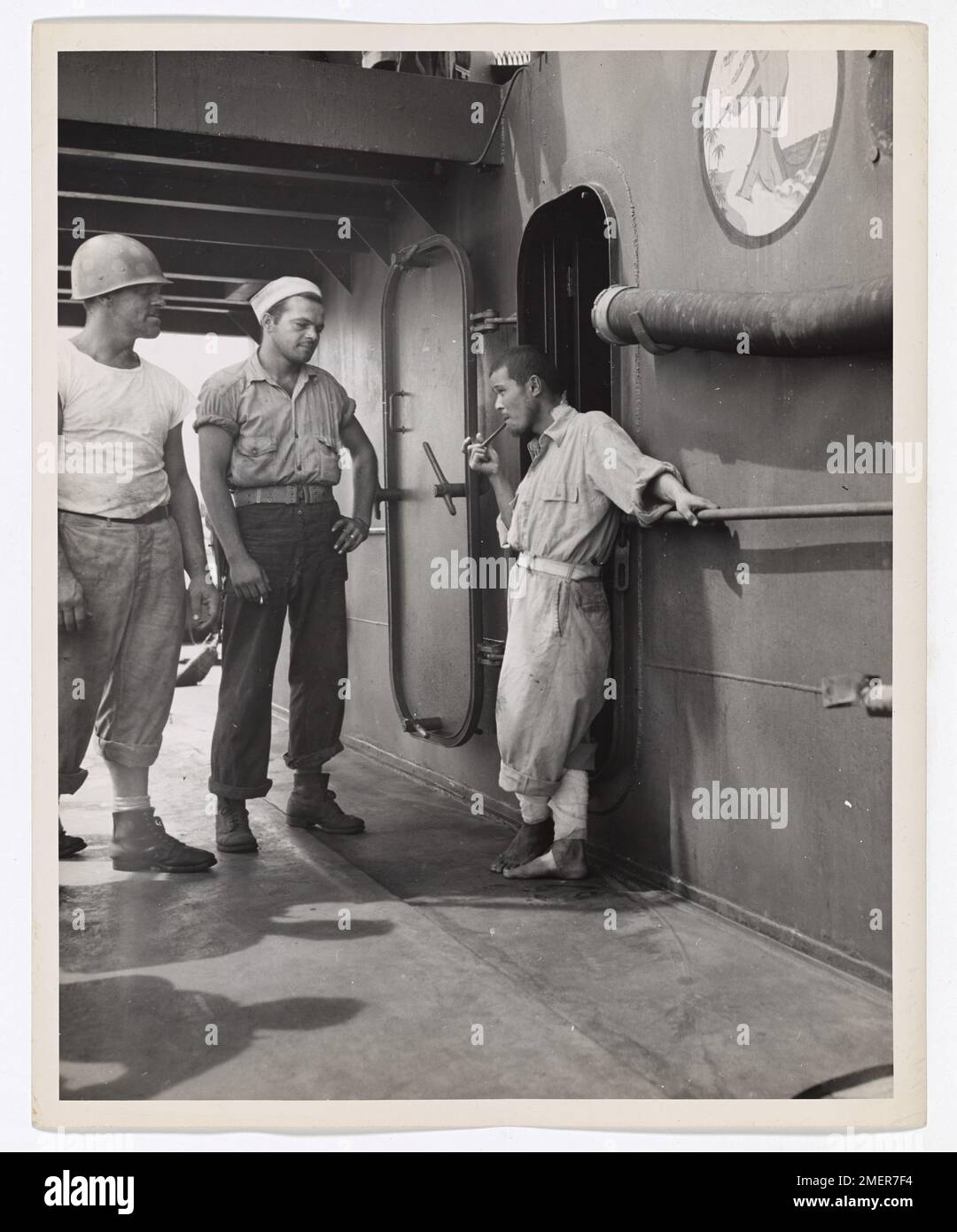 A Japanese prisoner of war, captured during the invasion of Cape ...