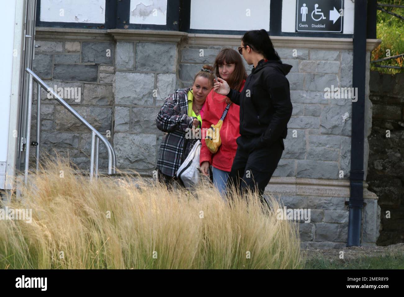 Sam Aston and Dolly-Ross Campbell for Coronation street are filming ...