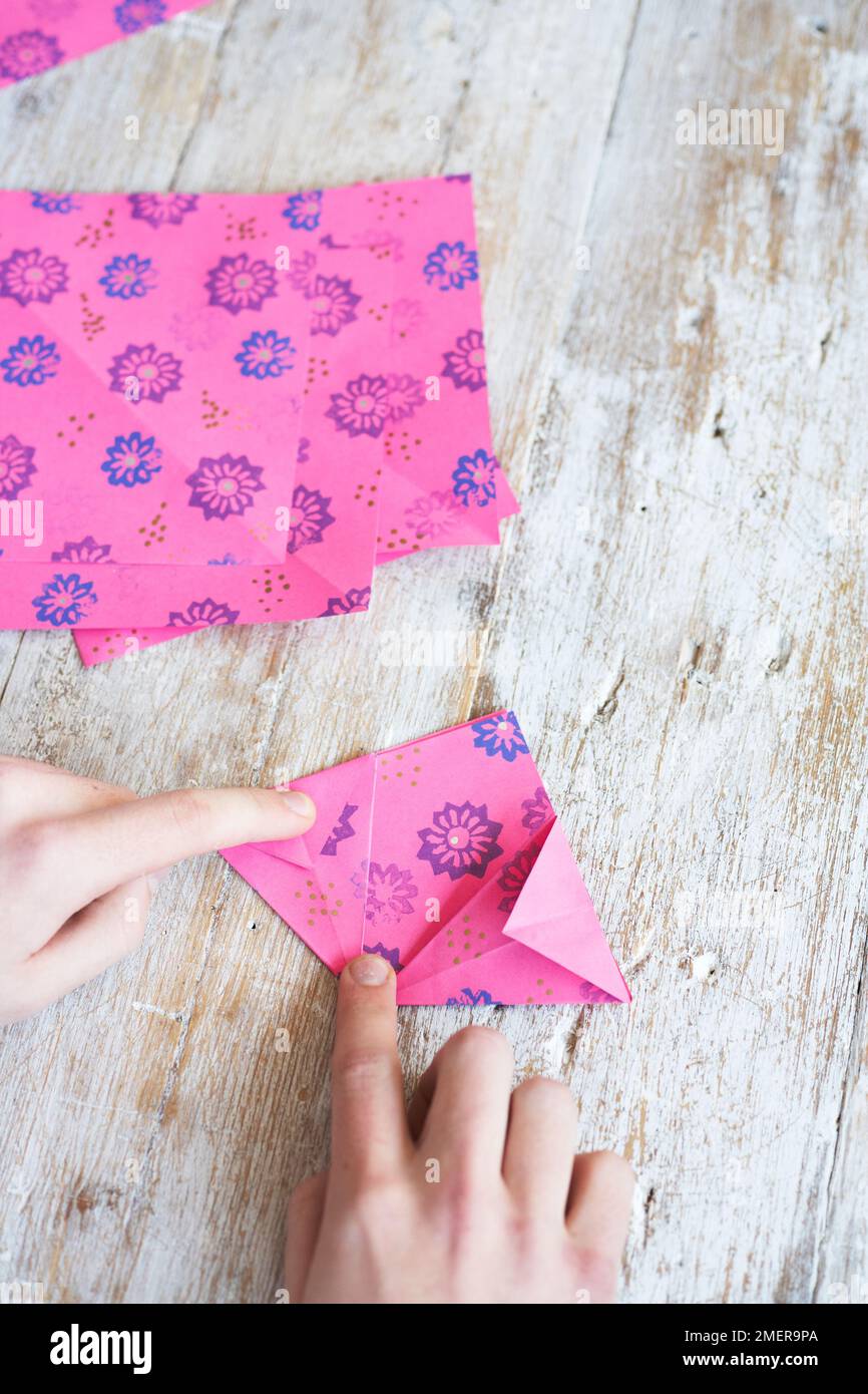 Creative paper folding hi-res stock photography and images - Alamy