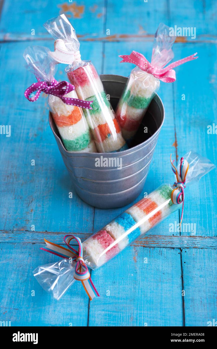 Plastic wrapped coconut hi-res stock photography and images - Alamy
