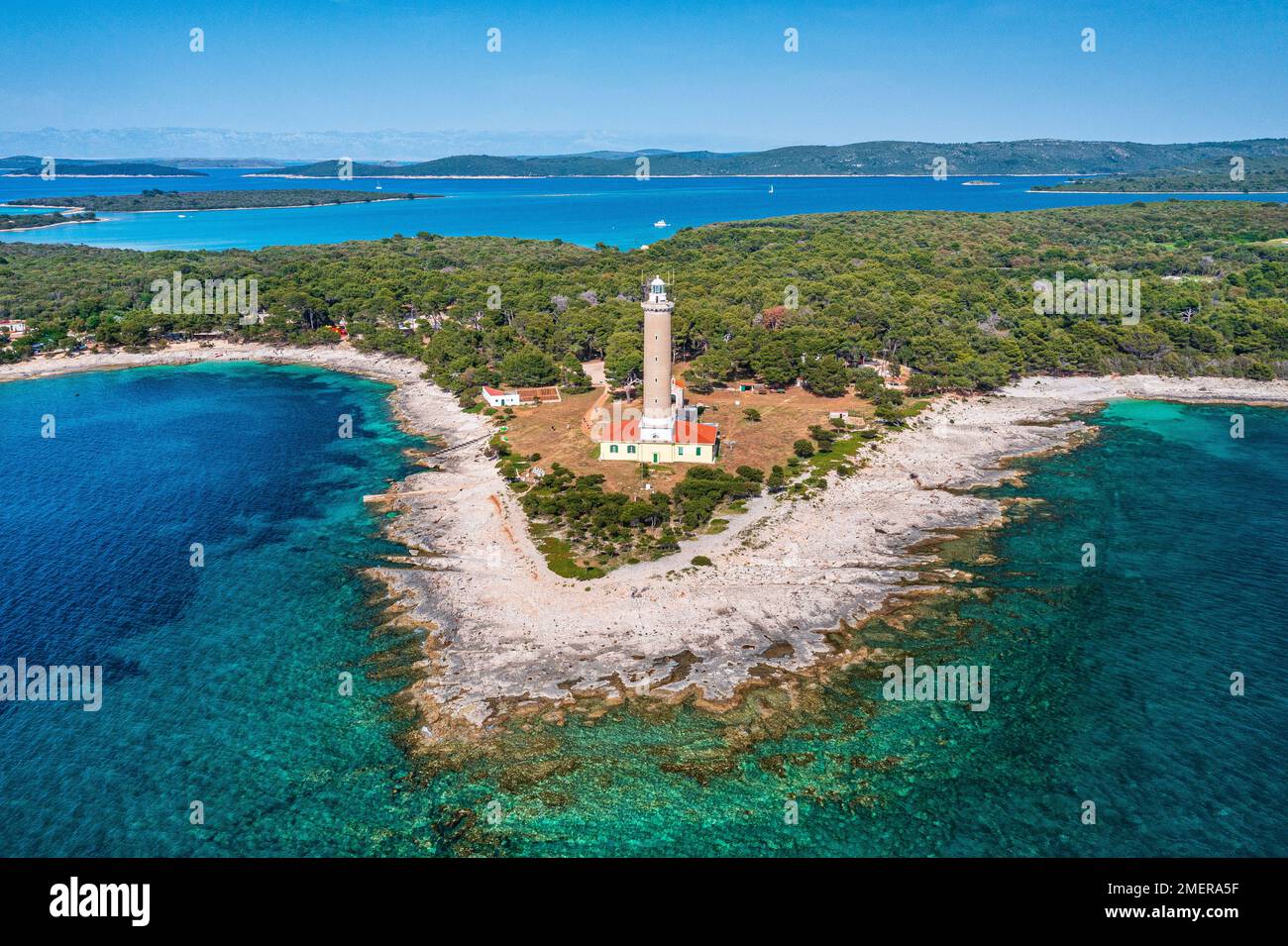 Light house Veli Rat Stock Photo - Alamy