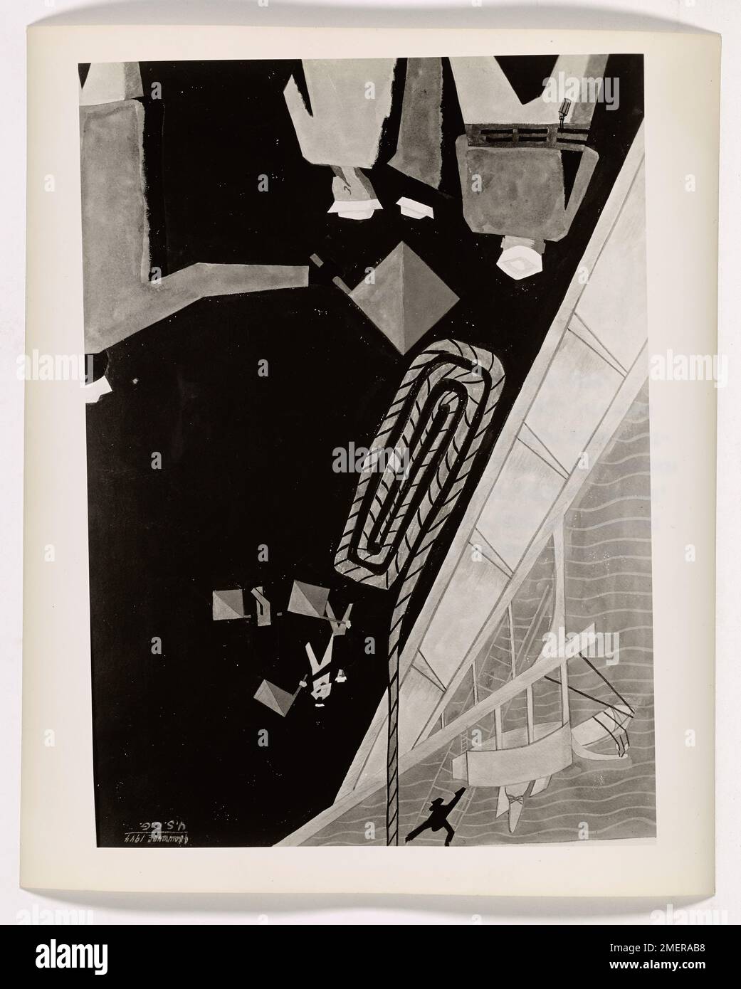 Signal Practice. This image depicts Coast Guardsmen aboard a Coast ...