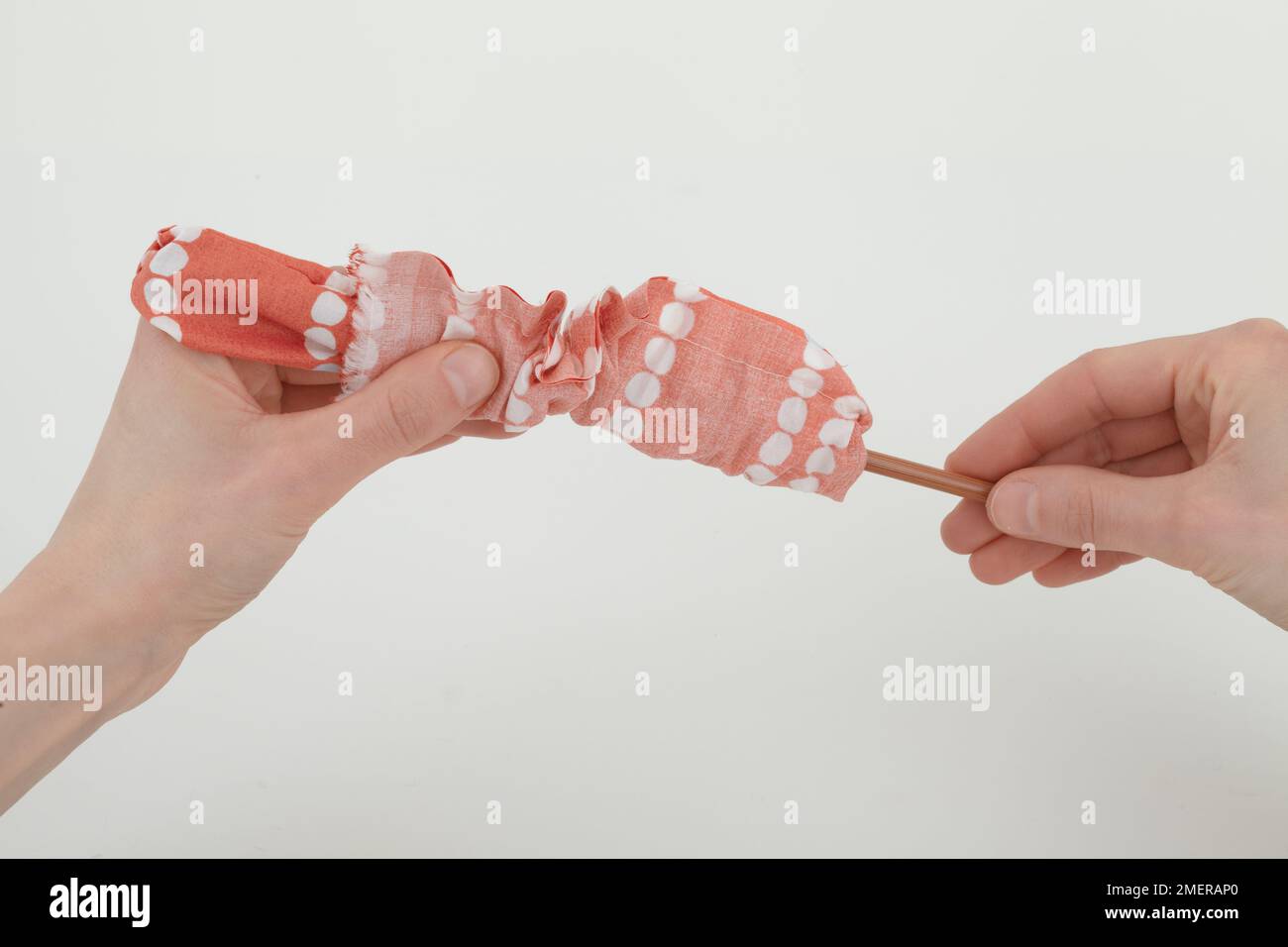 Push tie right side out using blunt end of pencil, making cot hanger or ...