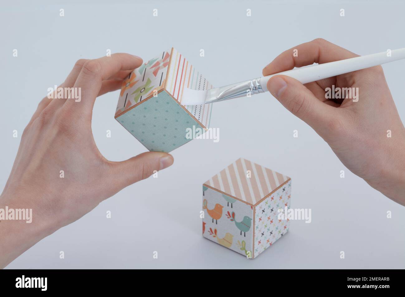 Decoupage blocks hi-res stock photography and images - Alamy