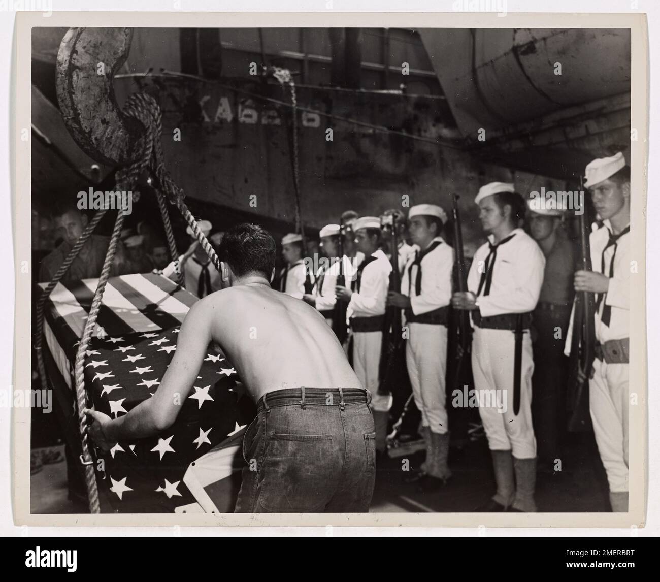 Seaman First Class Walter Pruski, from Wyandotte, is laid to rest with ...