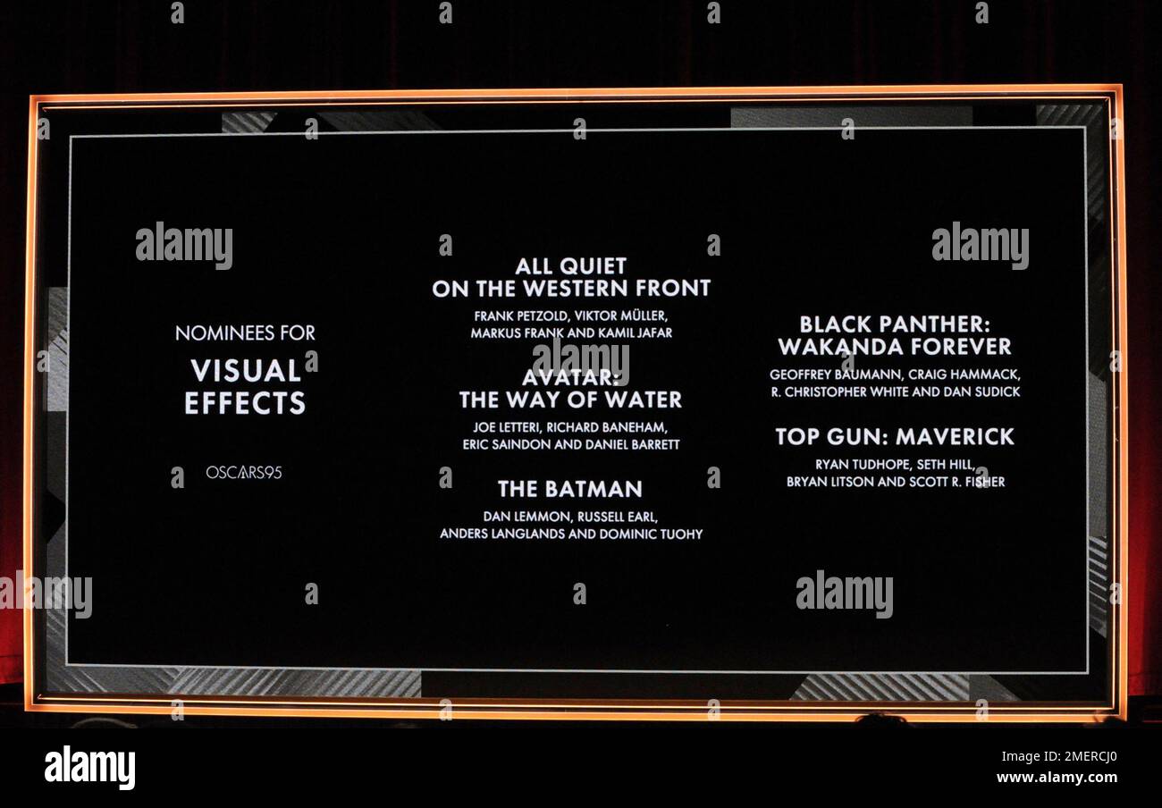 Oscar nomination announcement screen hi-res stock photography and ...