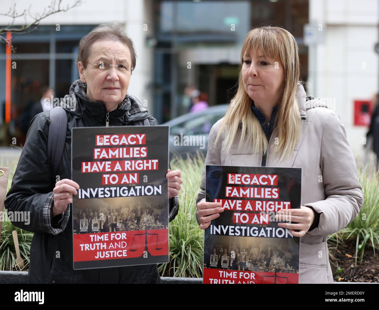 Former Sinn Fein MLA Bairbre de Brun (left) with Sinn Fein Belfast City ...