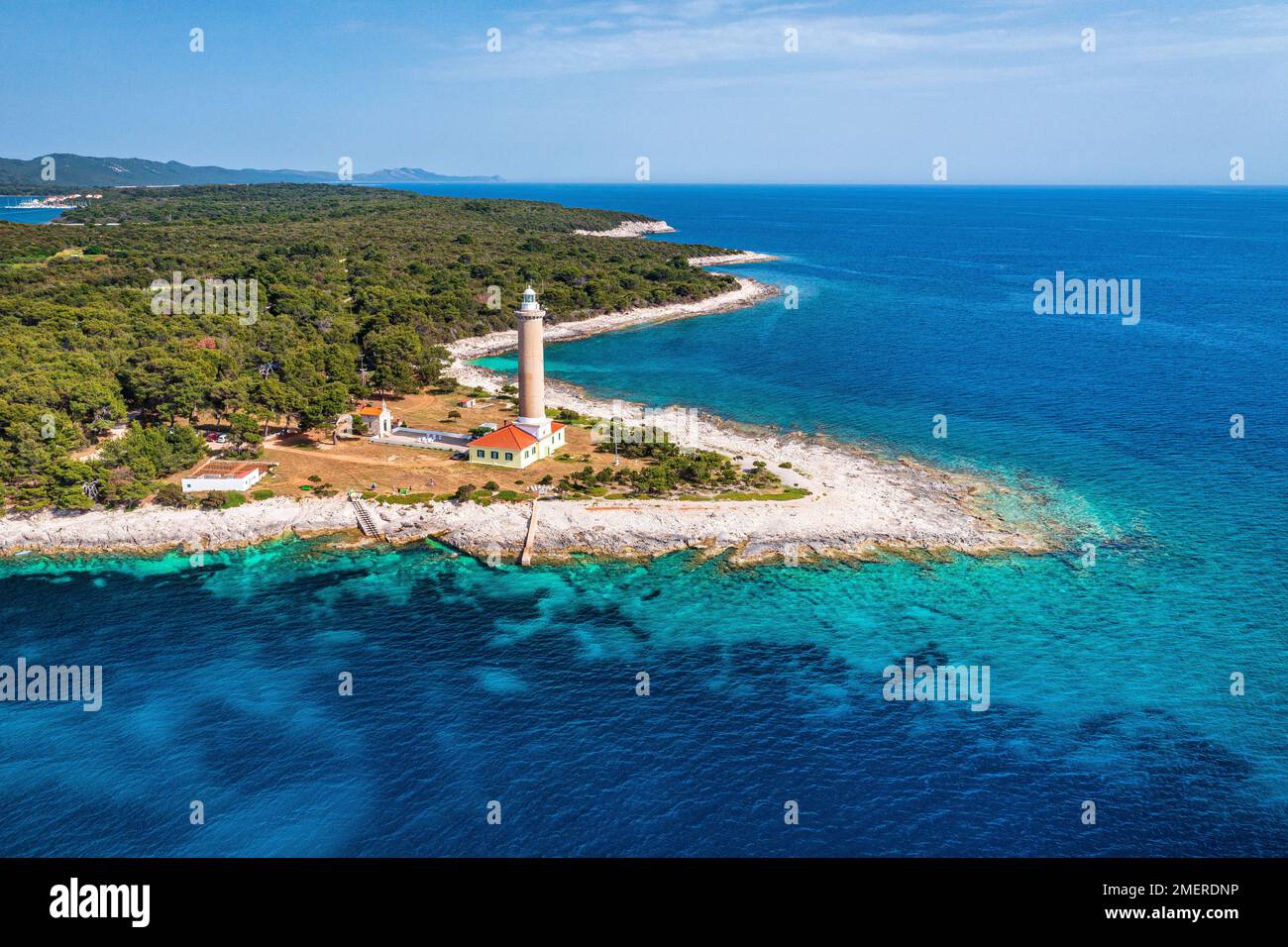 Light house Veli Rat Stock Photo - Alamy