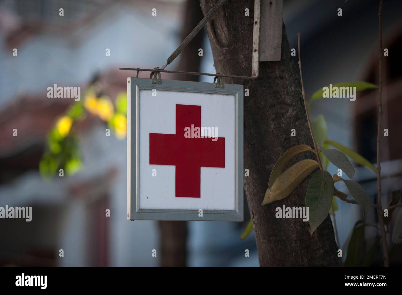 Myanmar, hospital or clinic Stock Photo - Alamy