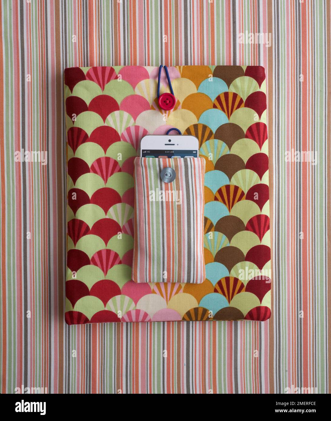 Homemade sleeve or protector for a device Stock Photo - Alamy