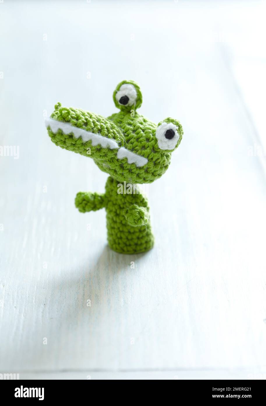 Crocheted finger puppets Stock Photo - Alamy