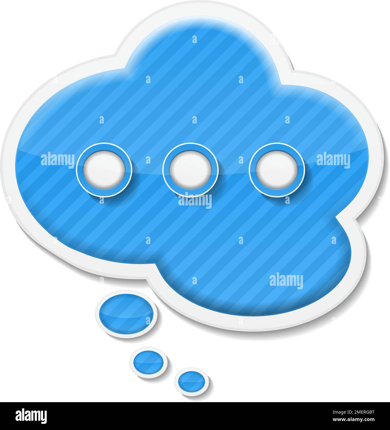 Abstract speech bubble icon, vector eps10 illustration Stock Vector ...